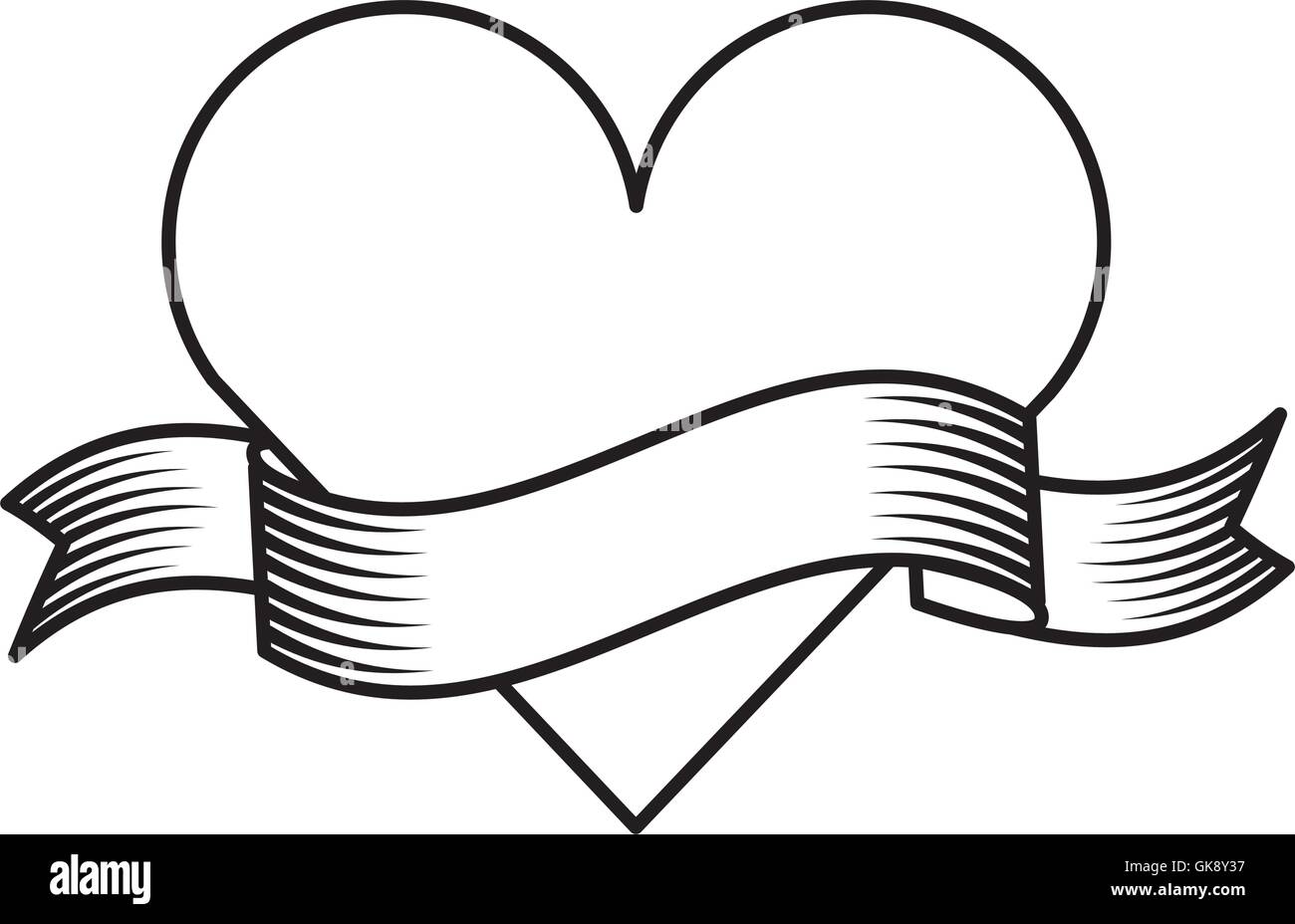 Gangster Heart Drawings