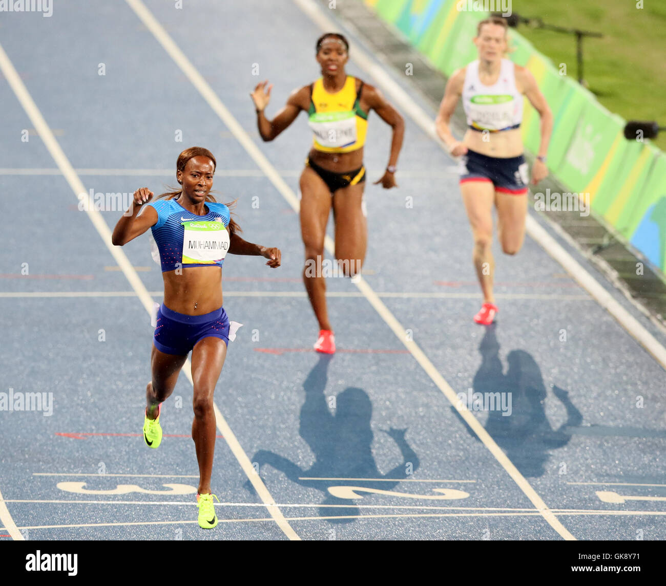 2016 rio womens 400m hurdles hi-res stock photography and images - Alamy