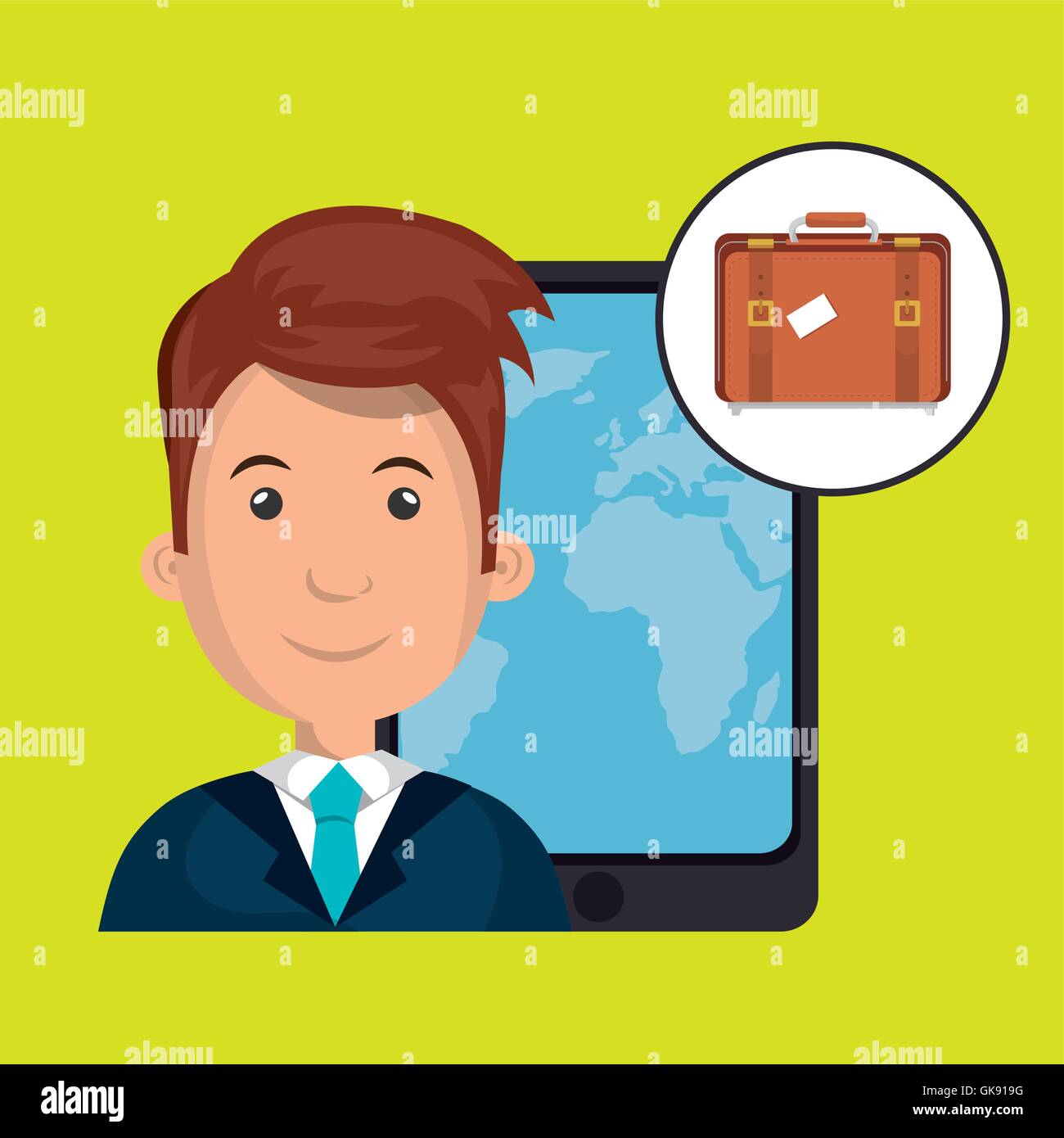 man travel map world Stock Vector Image & Art - Alamy