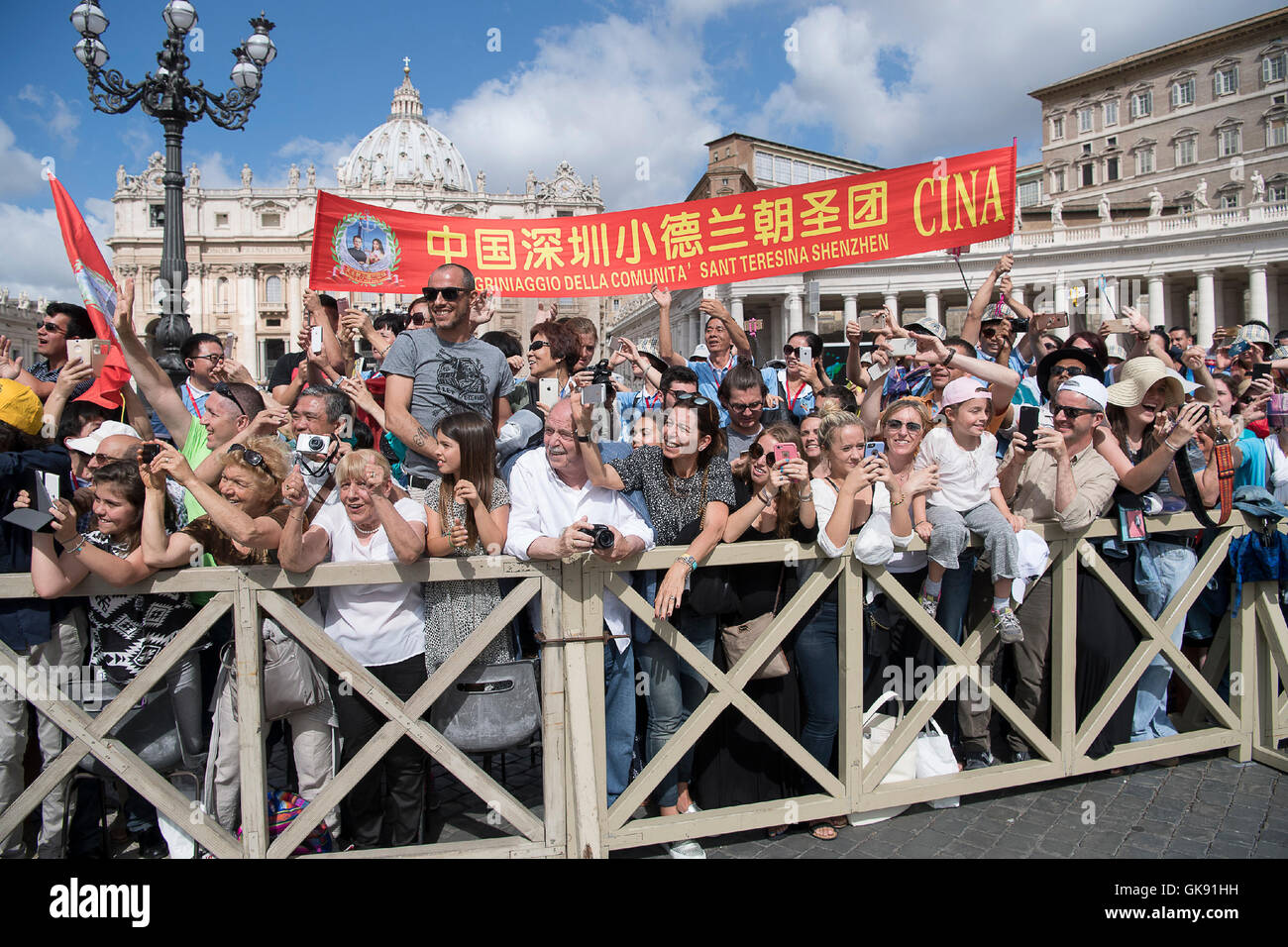 A general audience with Pope Francis in St. Peter's Square Where: Rome ...