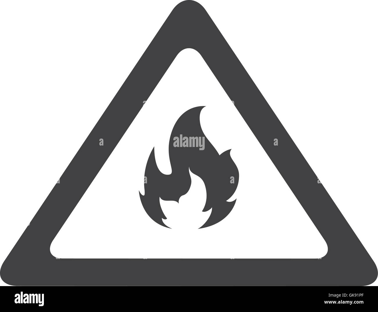 fire flame sign Stock Vector Image & Art - Alamy