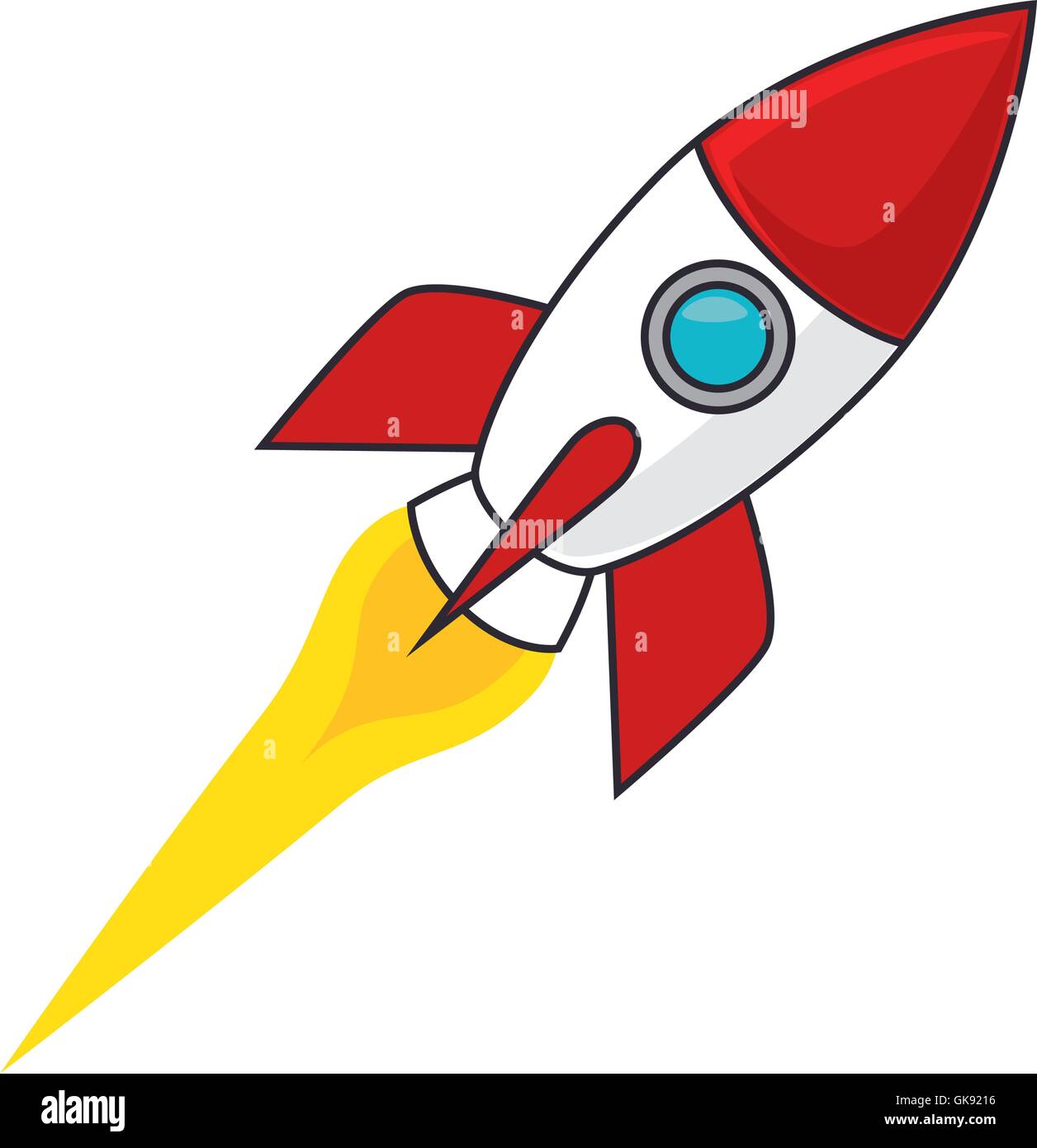 rocket space transportation vehicle Stock Vector Image & Art - Alamy