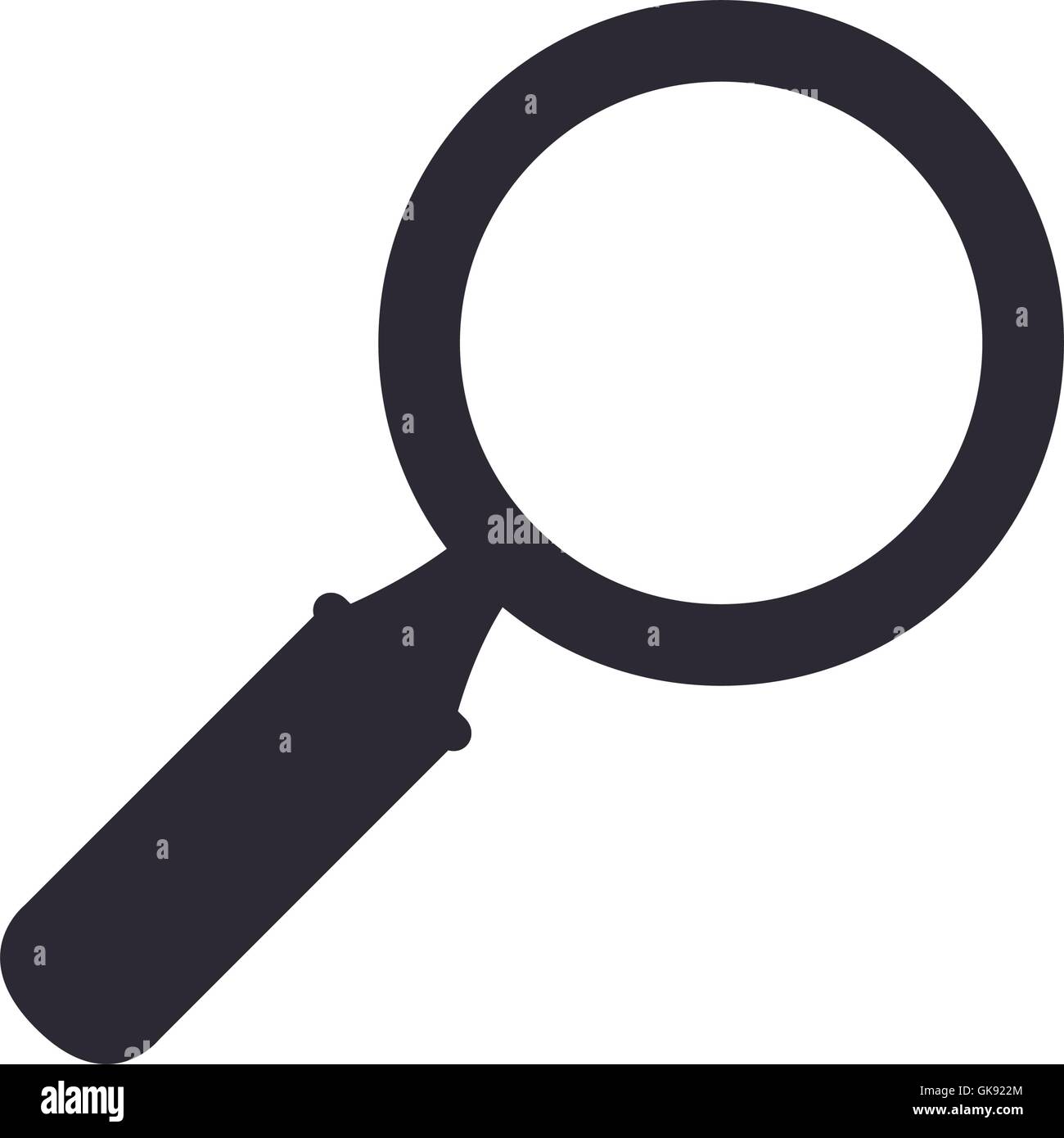 lupe magnifying glass Stock Vector Image & Art - Alamy