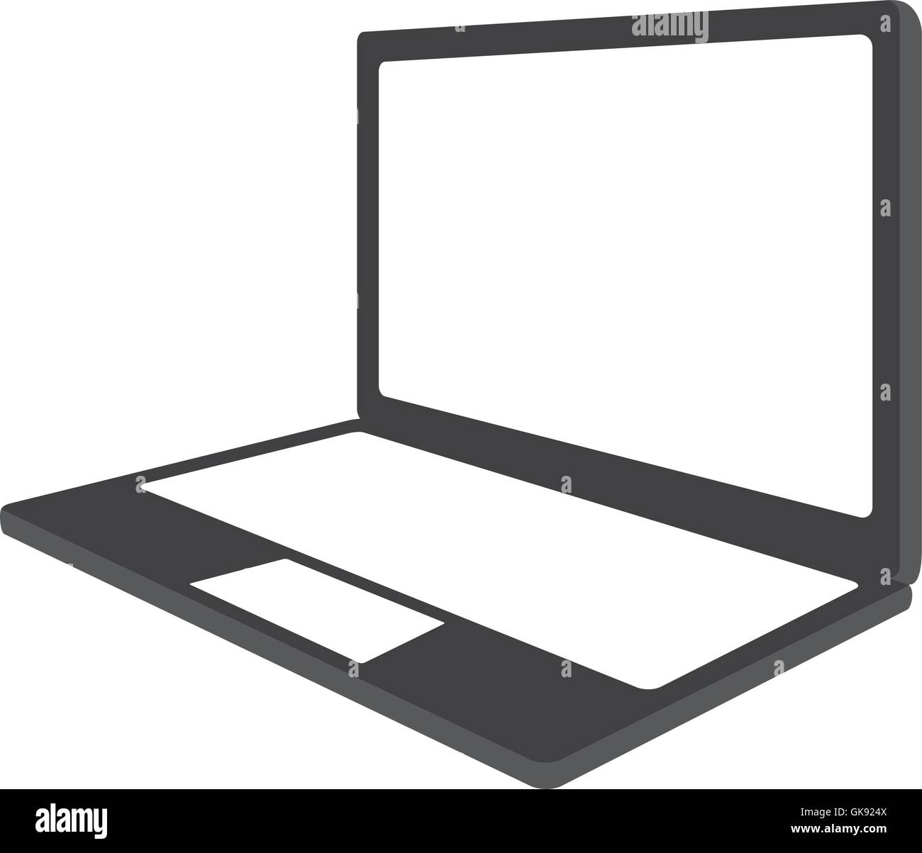 laptop computer portable icon Stock Vector Image & Art - Alamy