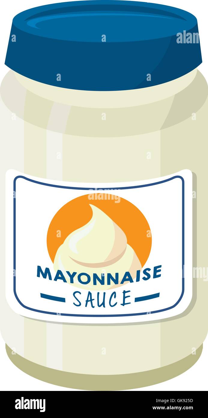 Mayonnaise salad appetizer Stock Vector Images - Alamy