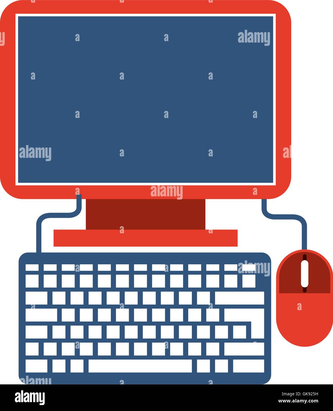 desktop computer desktop icon Stock Vector Image & Art - Alamy