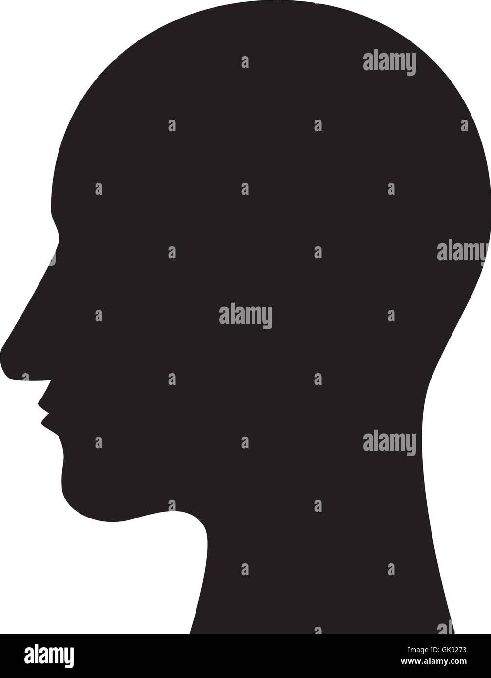 profile person side Stock Vector Image & Art - Alamy