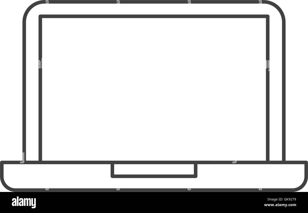 laptop computer portable icon Stock Vector Image & Art - Alamy