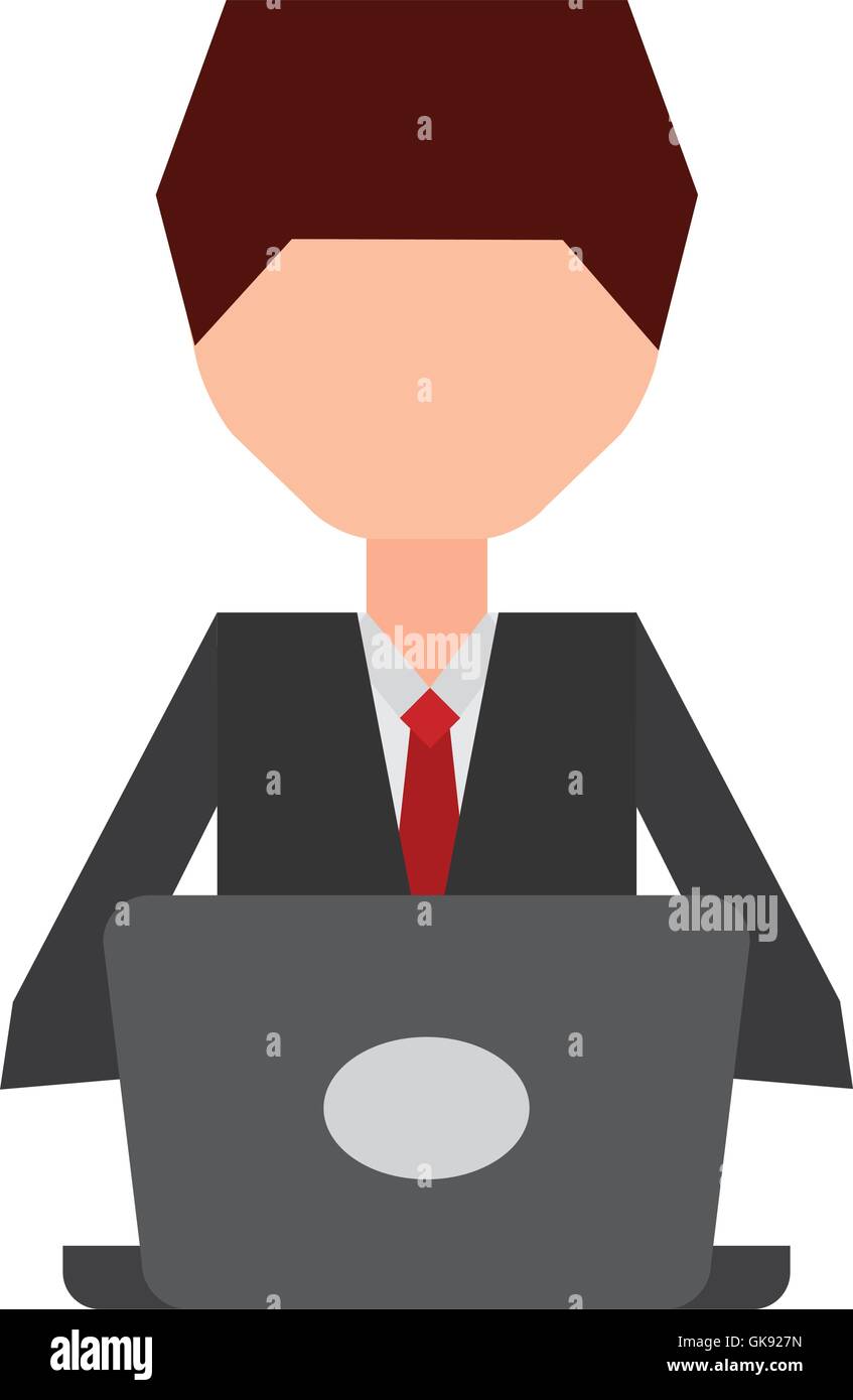 user computer laptop isolated Stock Vector Image & Art - Alamy