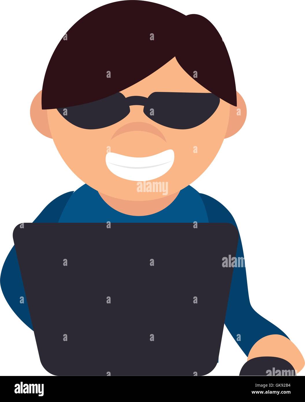 hacker thief cyber spy Stock Vector Image & Art - Alamy