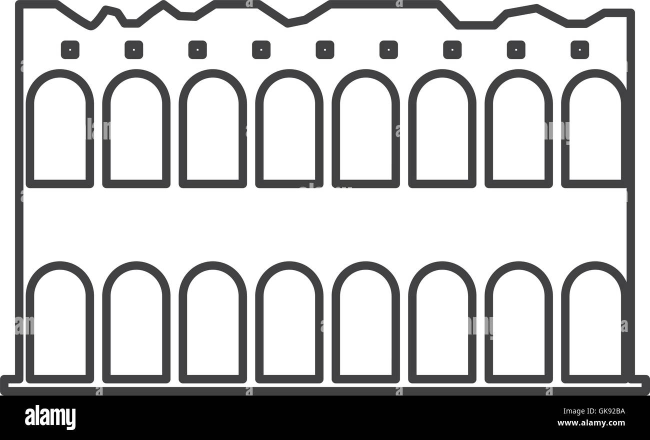 roman construction classic isolated icon Stock Vector Image & Art - Alamy