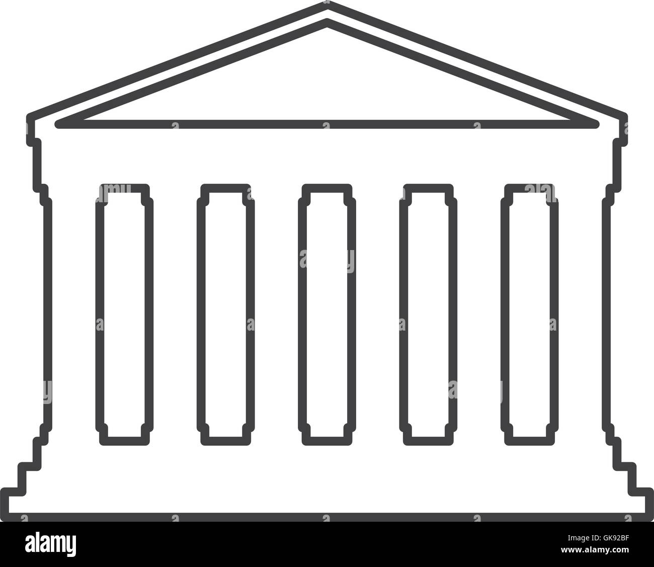 roman construction classic isolated icon Stock Vector Image & Art - Alamy