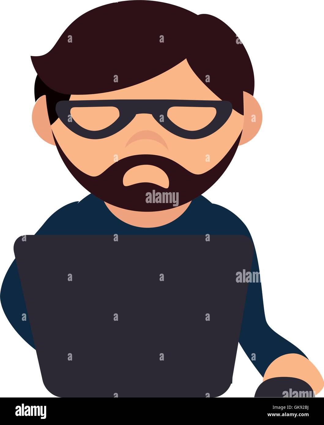 hacker thief cyber spy Stock Vector Image & Art - Alamy