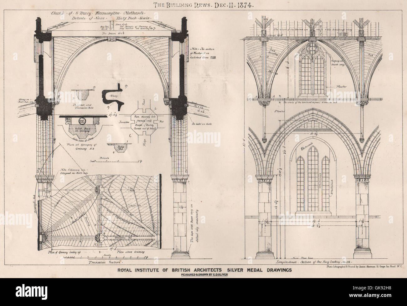 Royal Institute of British Architects Silver Medal drawings . Buildings ...