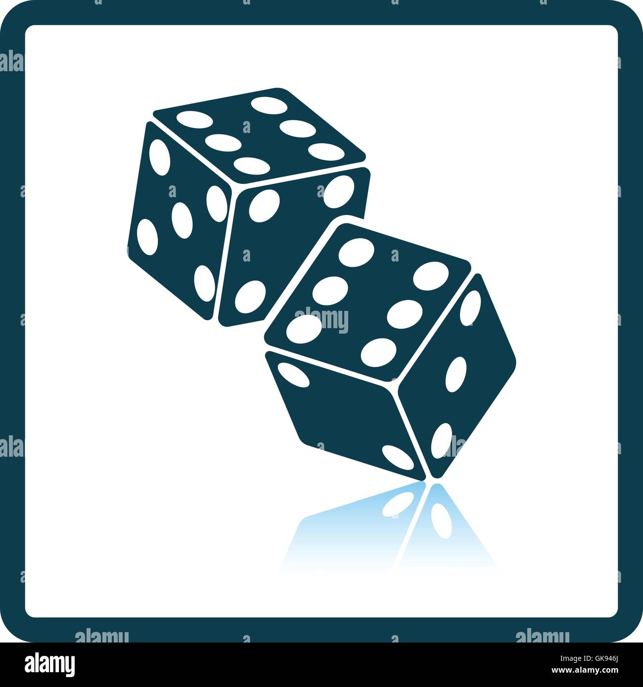 Cast dice Stock Vector Images - Alamy