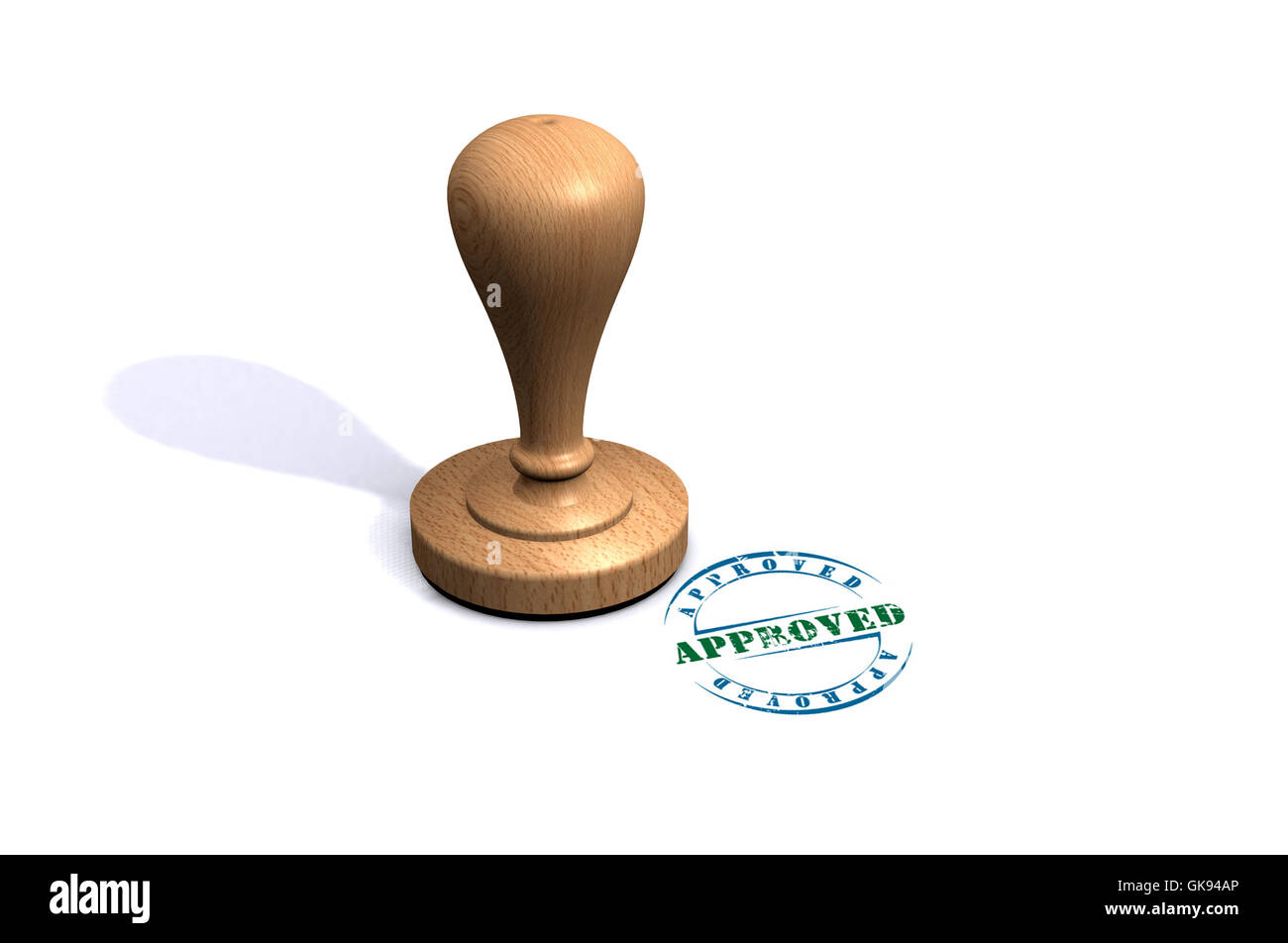 Approved rejected rubber stamp hi-res stock photography and images - Alamy