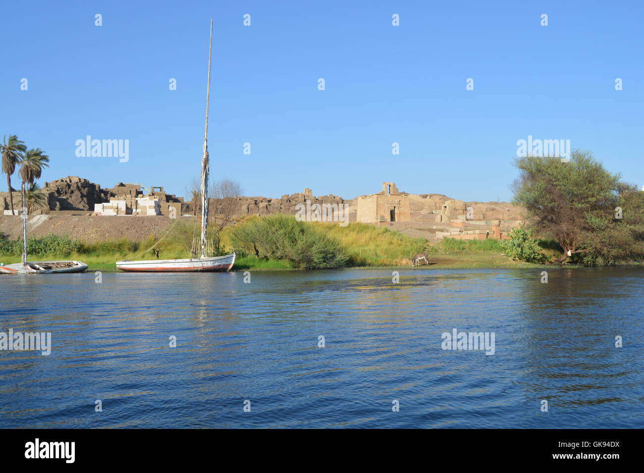 Elephantine Island, Aswan, Egypt Stock Photo - Alamy