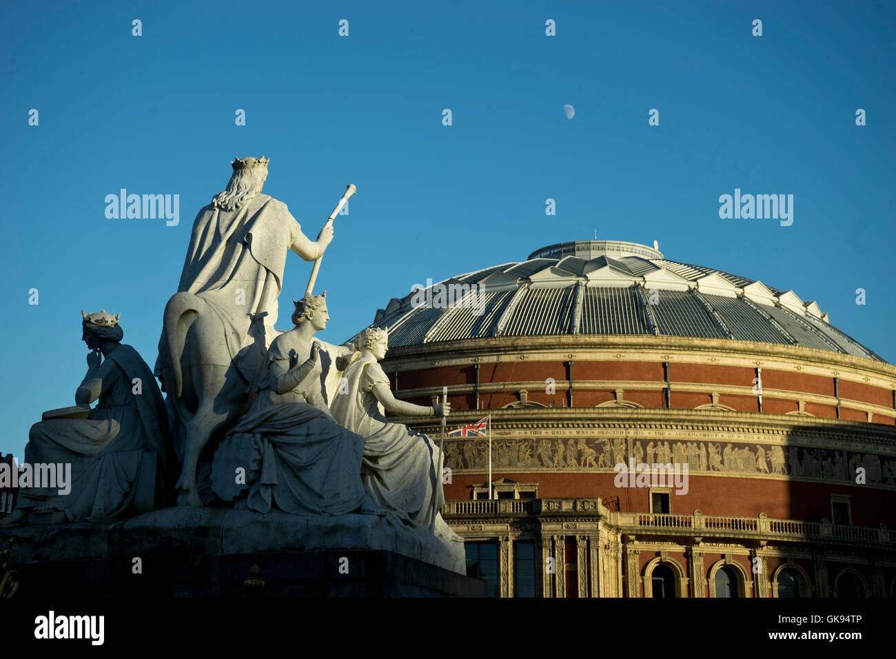 The Albert Memorial monument in Hyde Park, by the Royal Albert Hall in ...