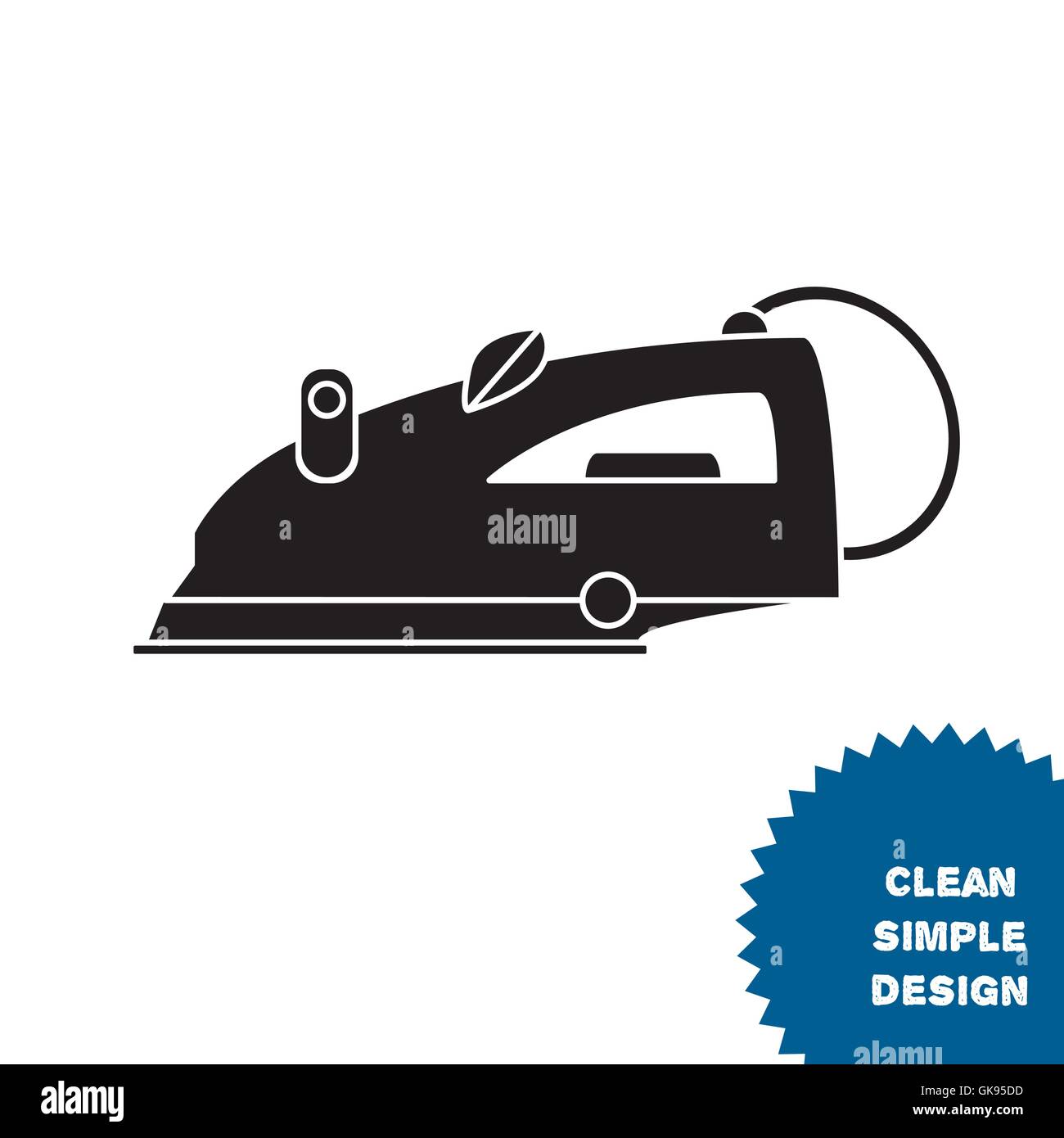 Isolated steam iron icon. Modern vector illustration Stock Vector Image ...