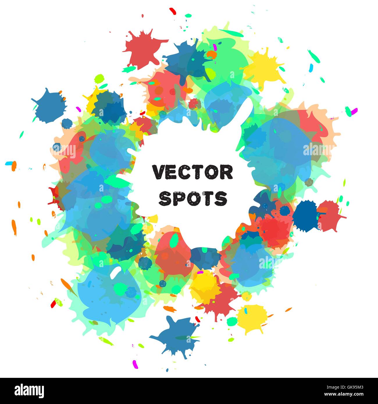 Art, creative and design background with spots. Vector Stock Vector ...