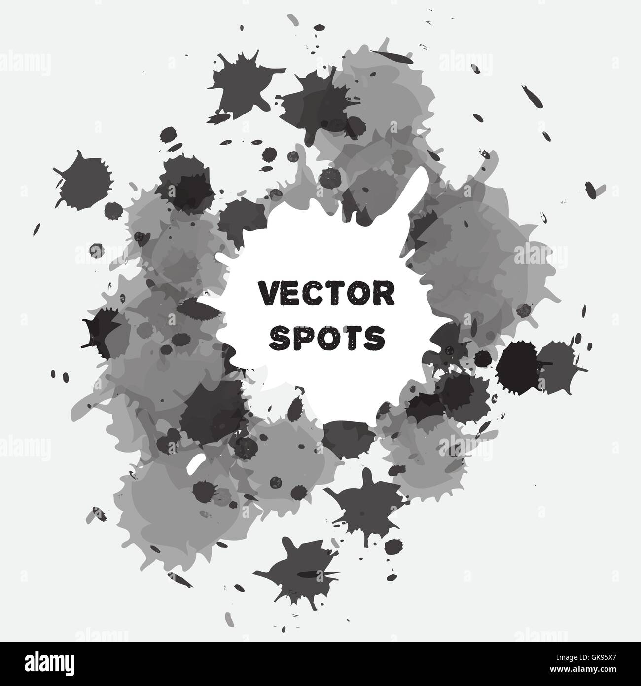 Art, creative and design background with spots. Vector Stock Vector ...