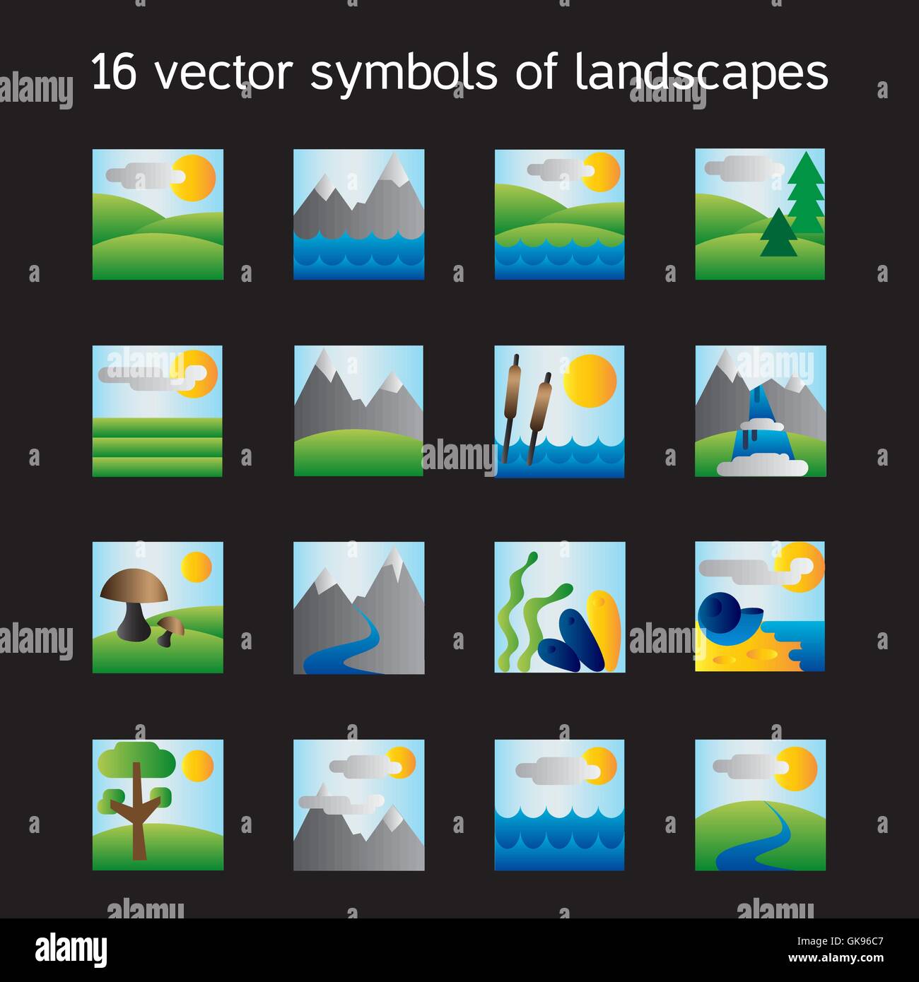 Nature symbols hi-res stock photography and images - Alamy