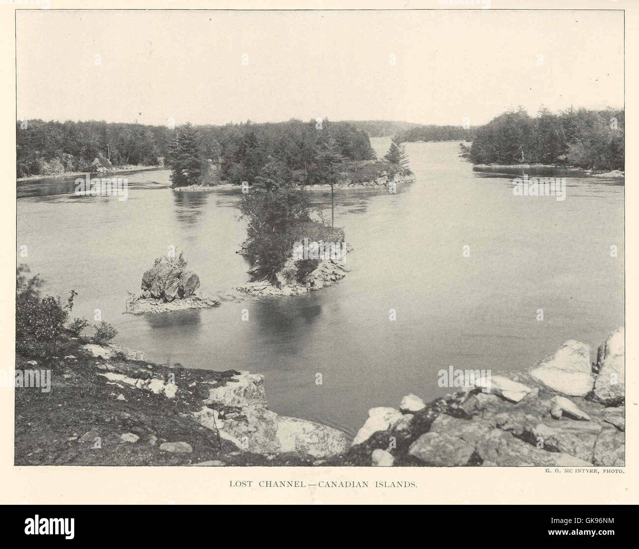 43280 Lost Channel--Canadian Islands Stock Photo - Alamy