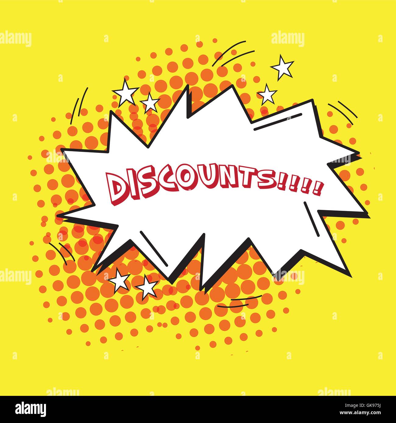 Comic sales, Vector illustration Stock Vector Image & Art - Alamy