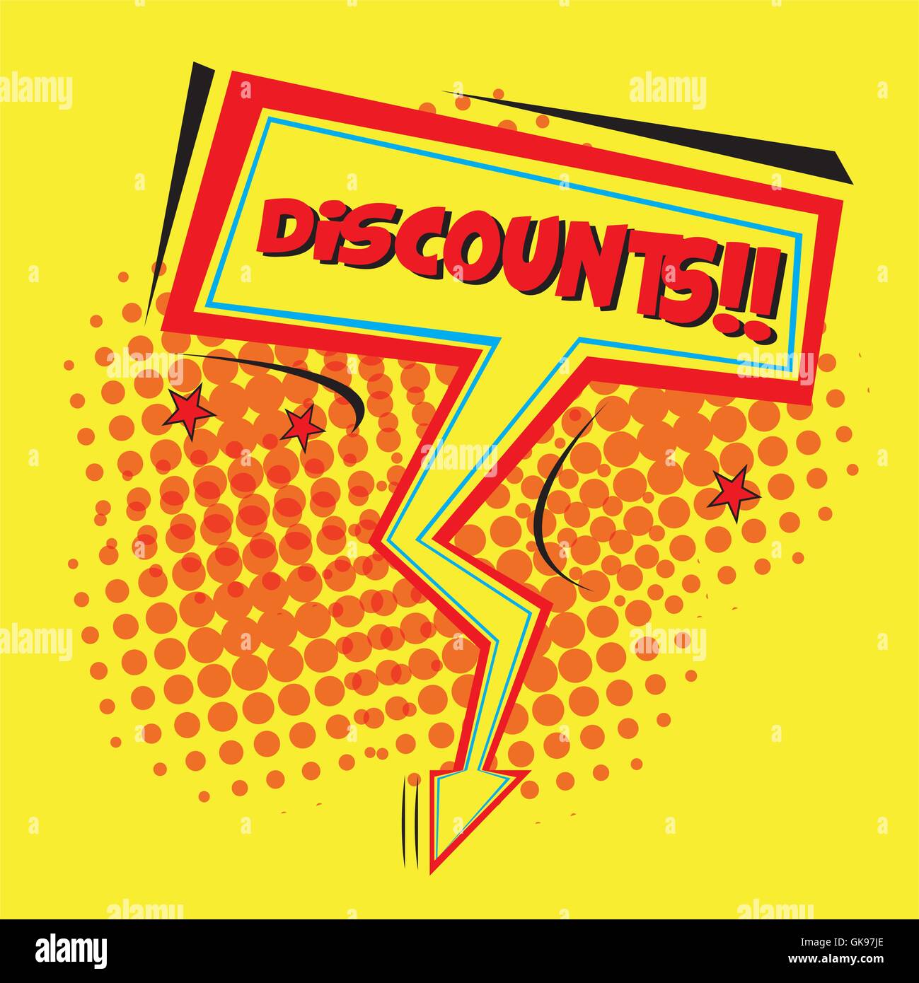 Comic sales, Vector illustration Stock Vector Image & Art - Alamy