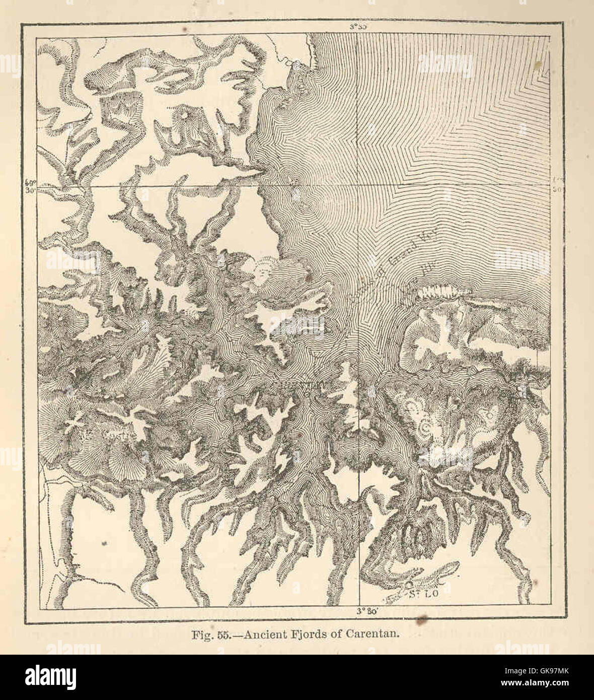 Carentan map hi-res stock photography and images - Alamy