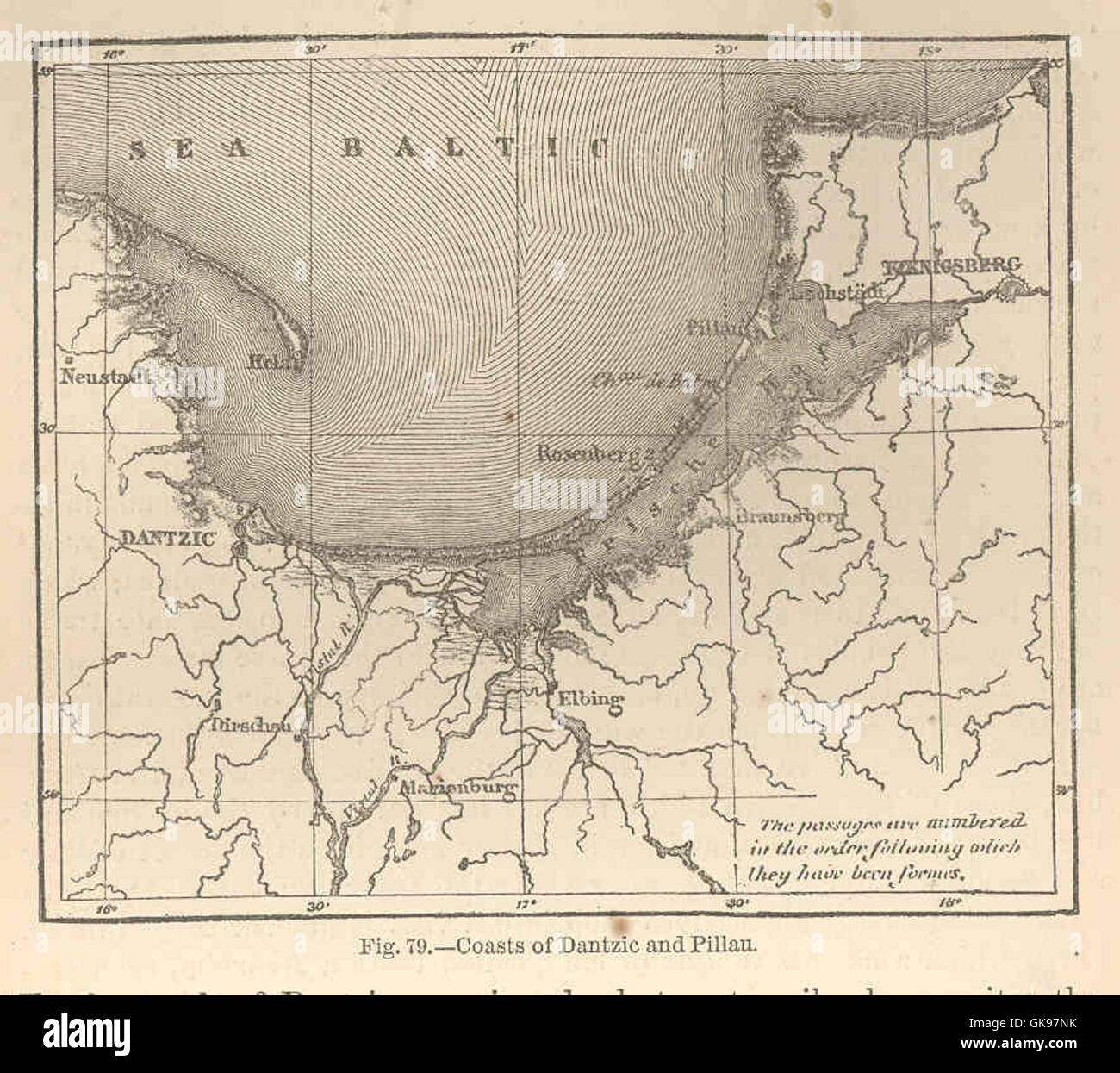 43909 Coasts of Dantzic and Pillan Stock Photo - Alamy