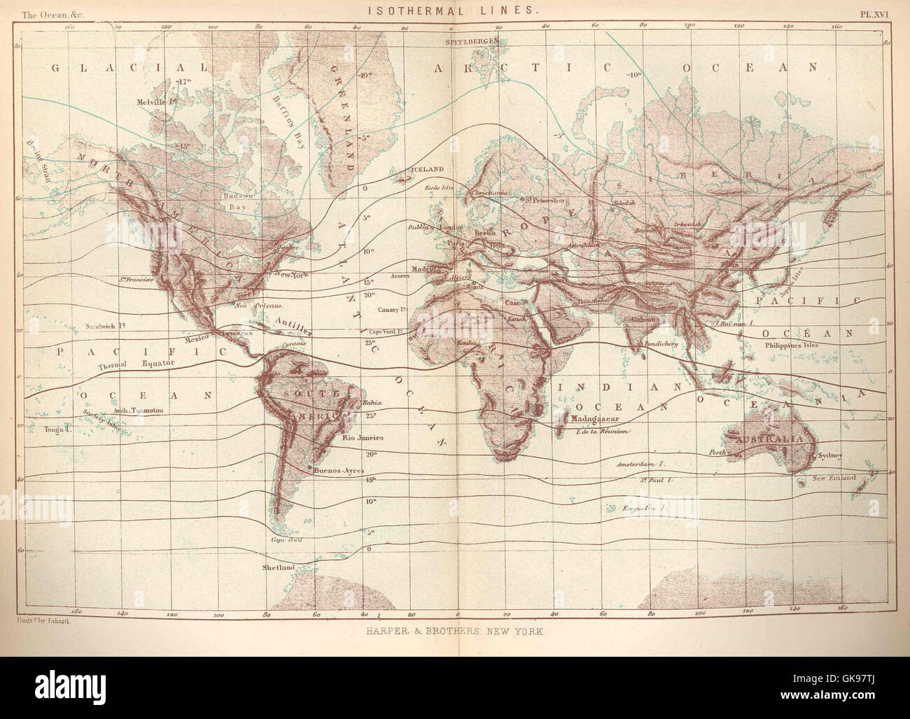 Isothermal map hi-res stock photography and images - Alamy