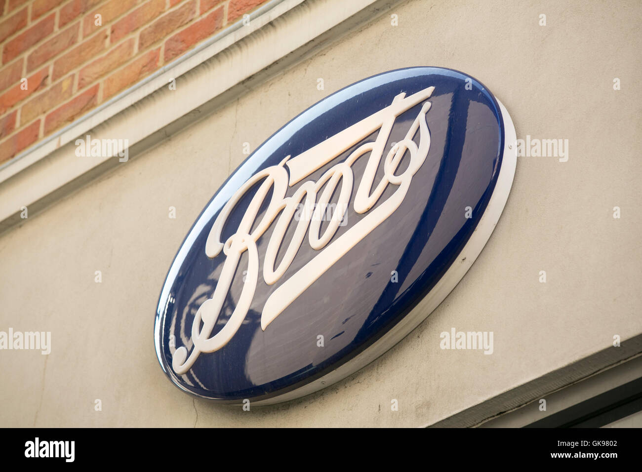 Boots store front on a busy day in Whitefriars retail development in ...
