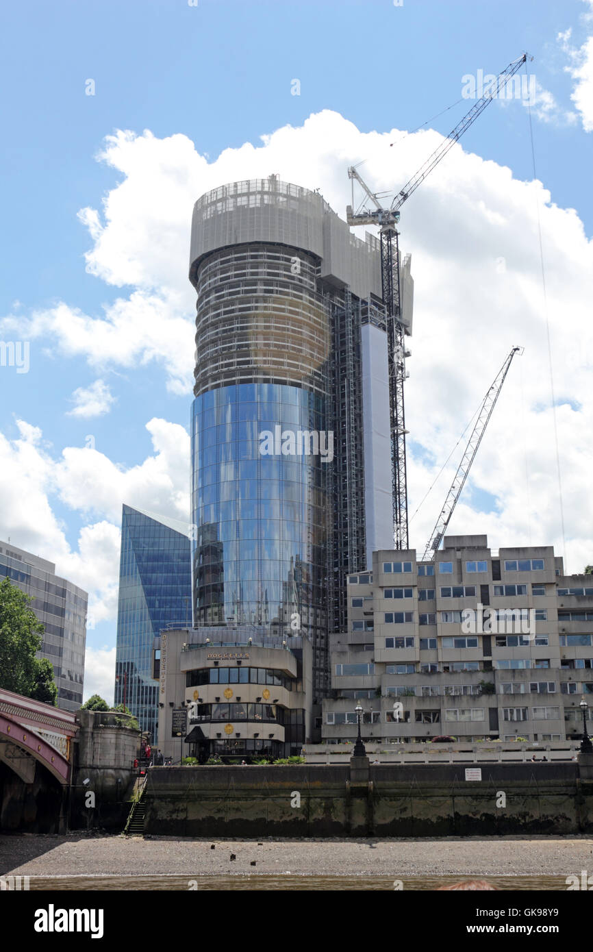 New tower block under construction in London, England, UK Stock Photo ...