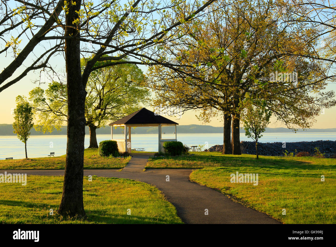 Sunrise, Bay View, Kenlake State Resort Park, Kentucky, USA Stock Photo ...