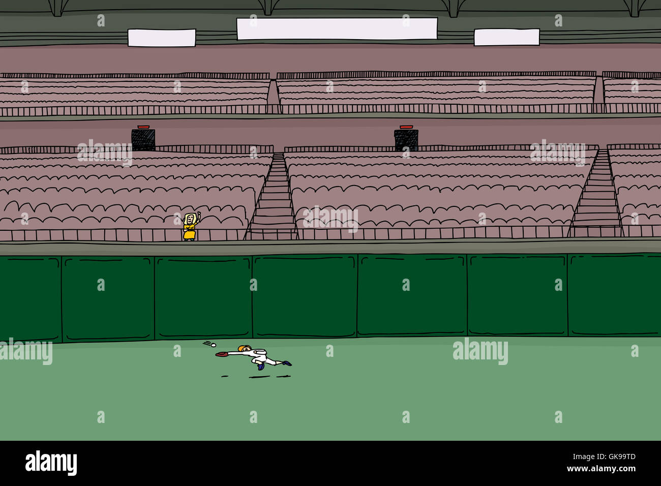 Spectator catching the ball hi-res stock photography and images - Alamy