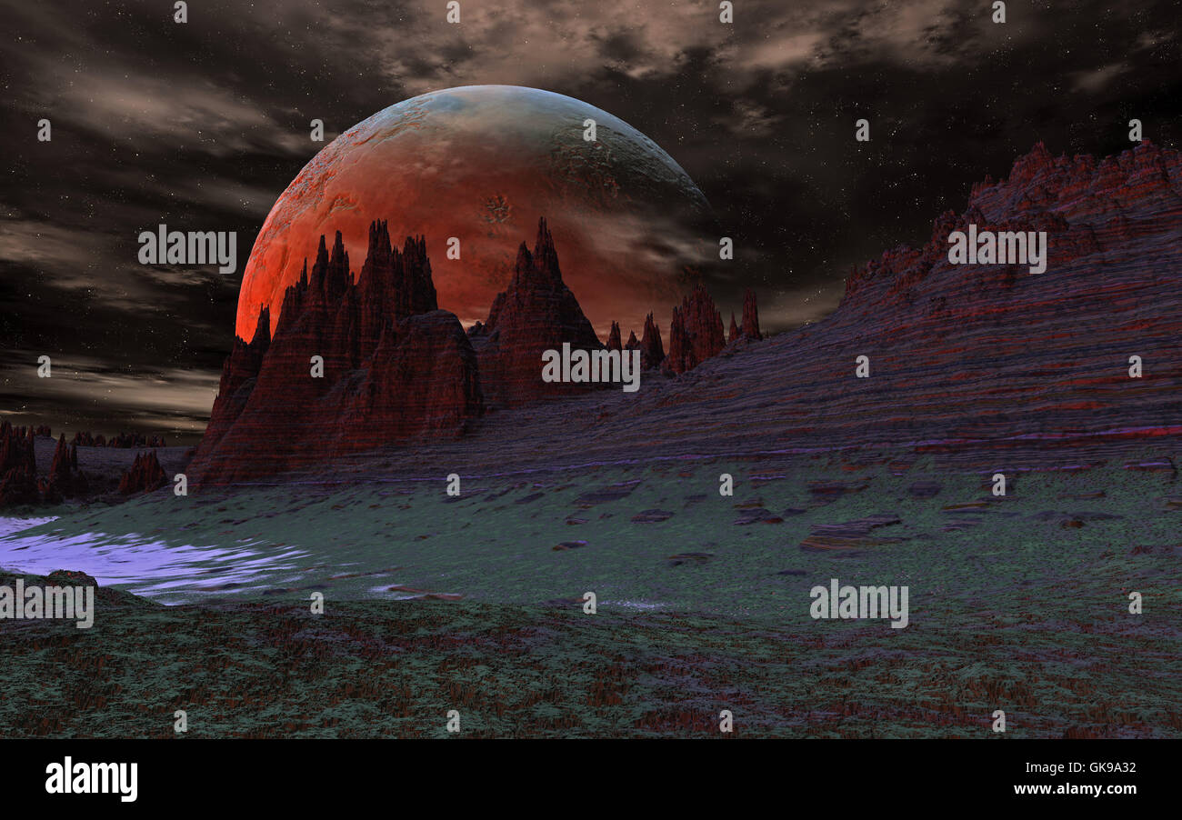 The red moon hi-res stock photography and images - Alamy