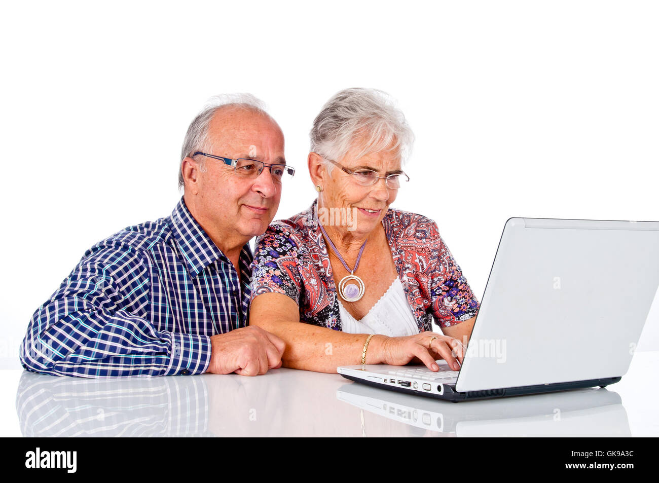 Pair of seniors hi-res stock photography and images - Alamy
