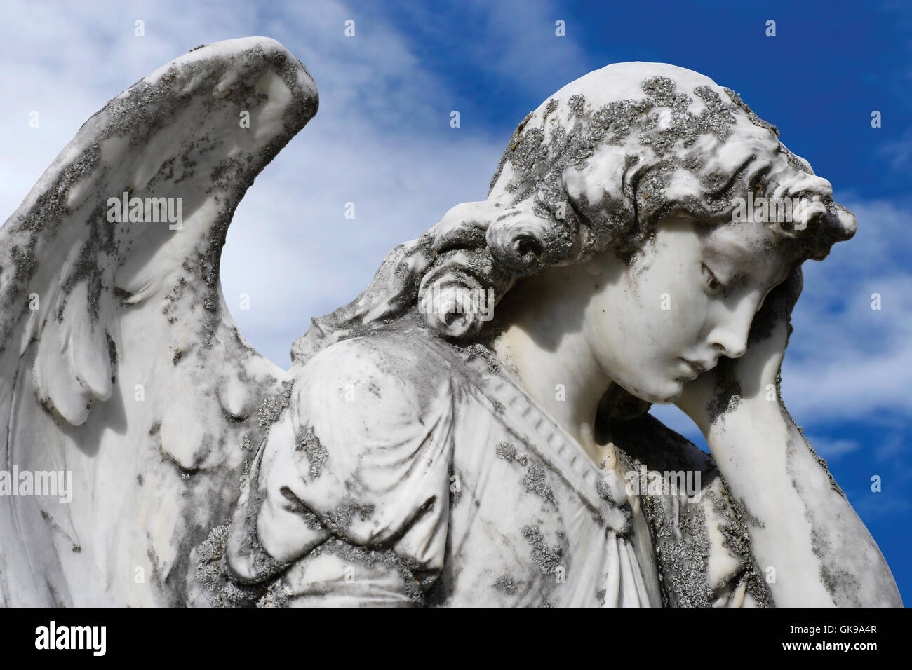 religion statue sad Stock Photo - Alamy