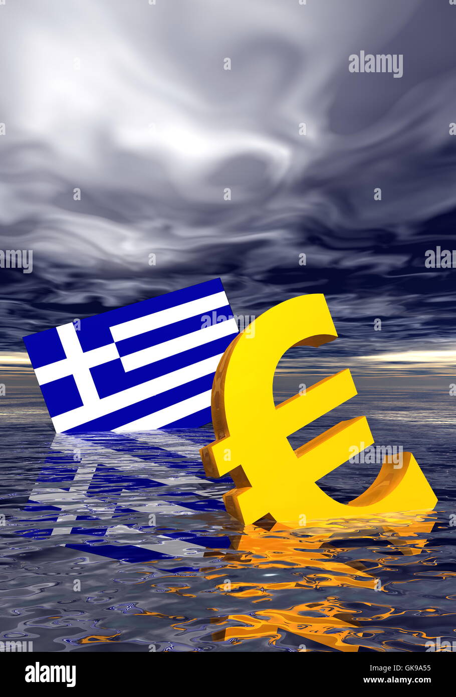 greece euro europe Stock Photo - Alamy