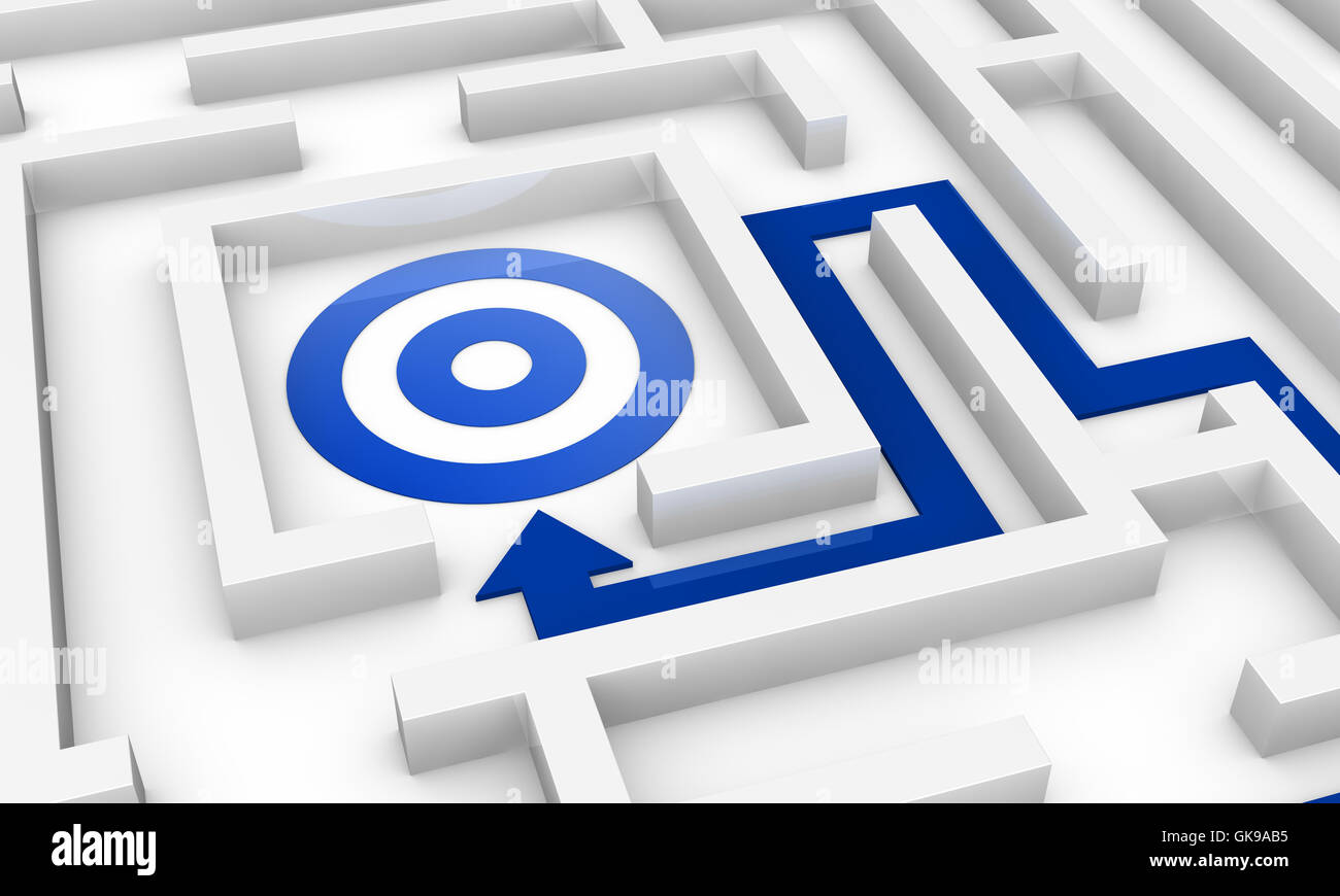 blue strategy object Stock Photo - Alamy