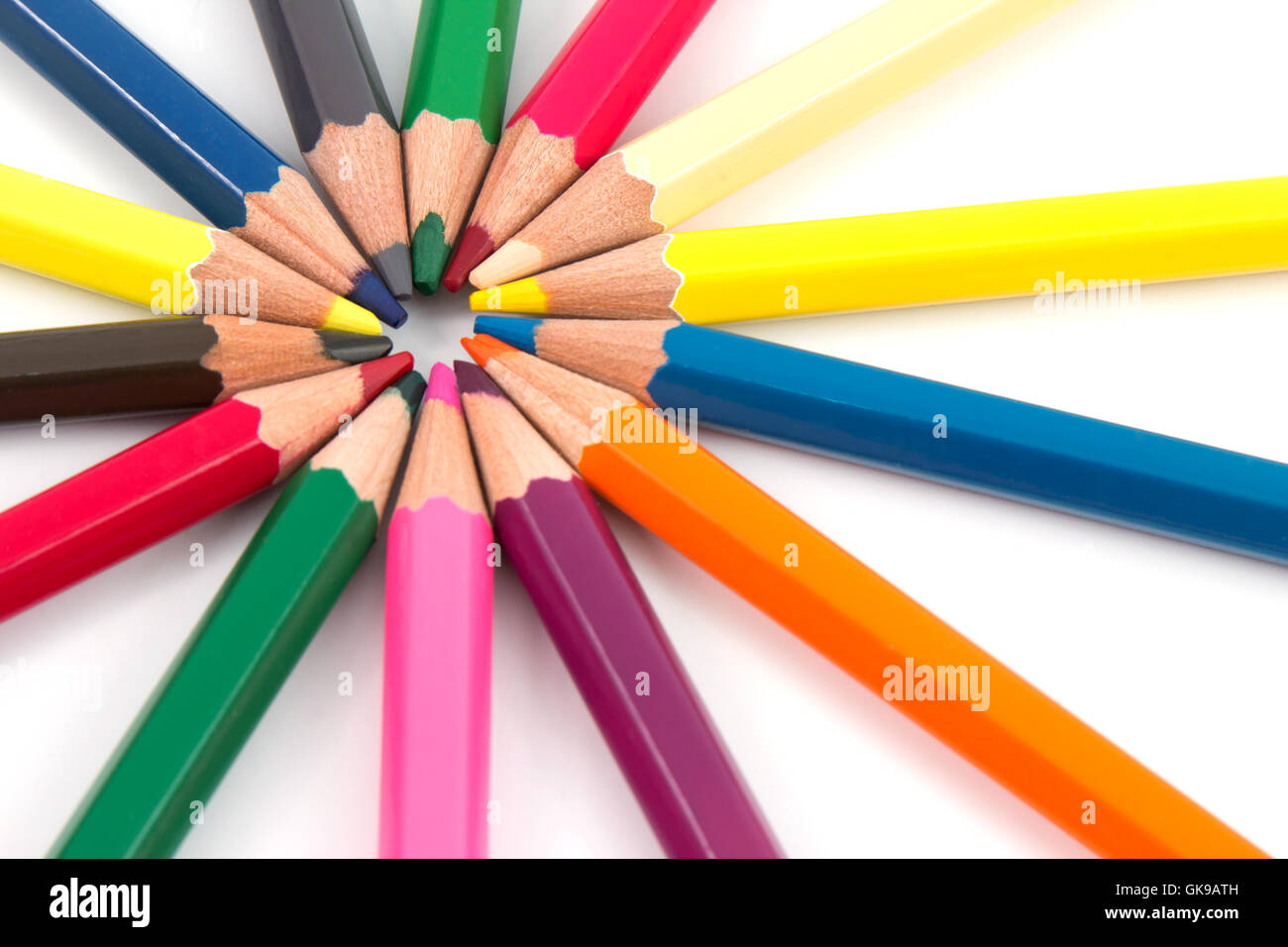4 crayons blue hi-res stock photography and images - Alamy