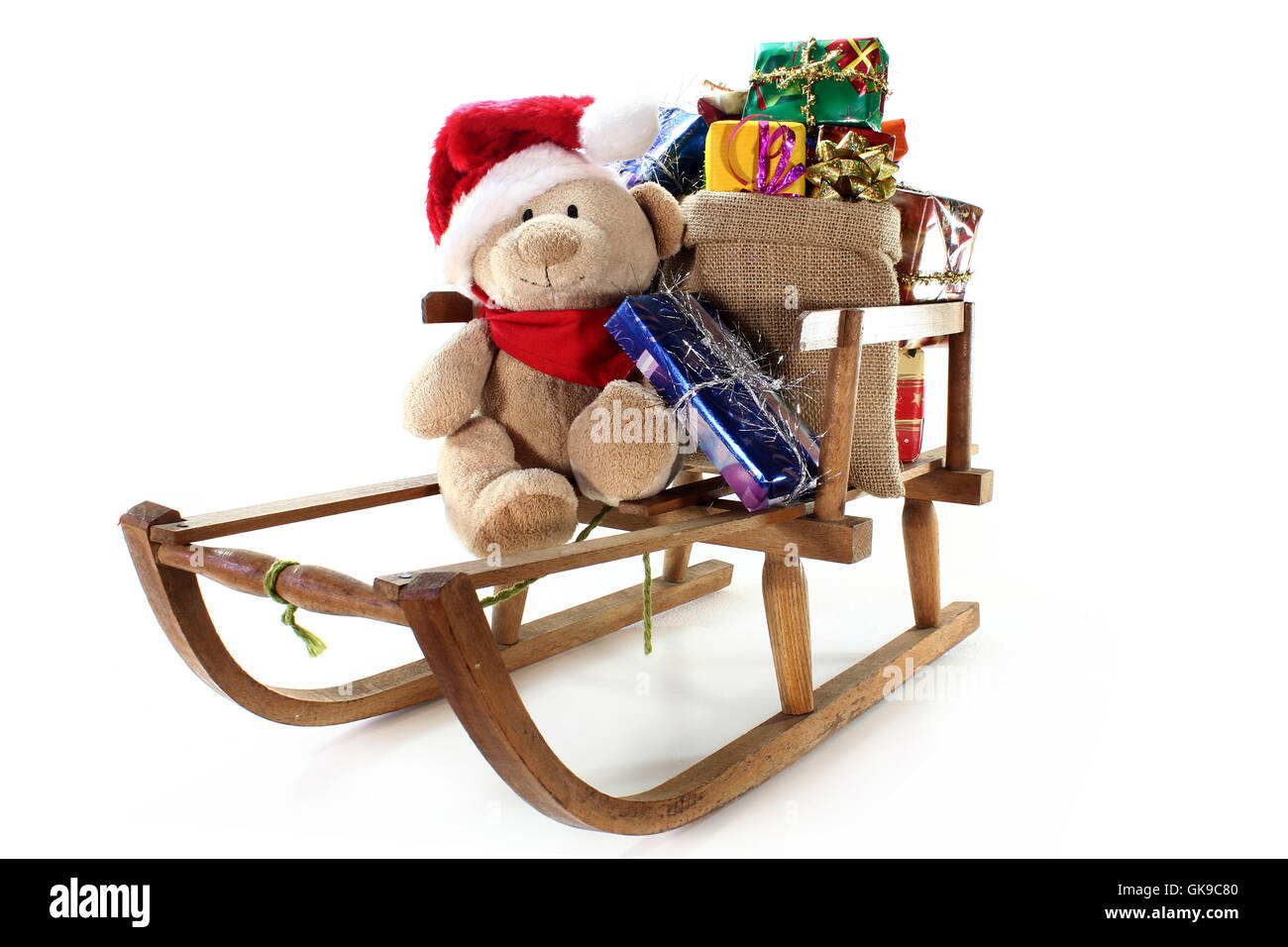 Santa claus with parcel hi-res stock photography and images - Alamy