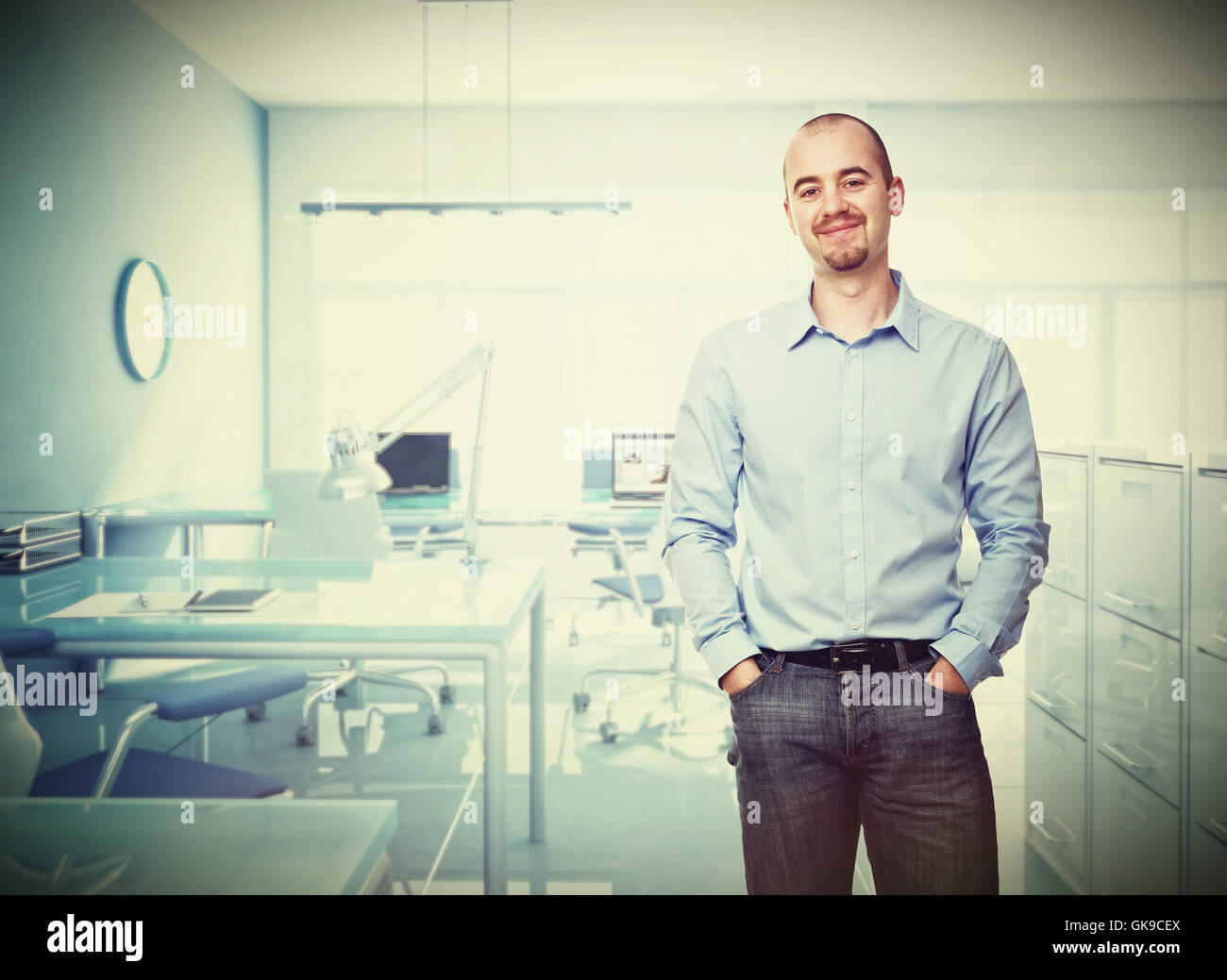 office laugh laughs Stock Photo - Alamy