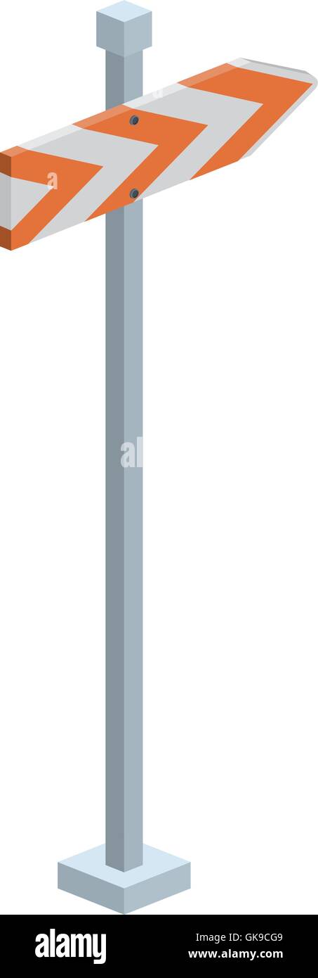 traffic signal with arrow isometric icon Stock Vector Image & Art - Alamy