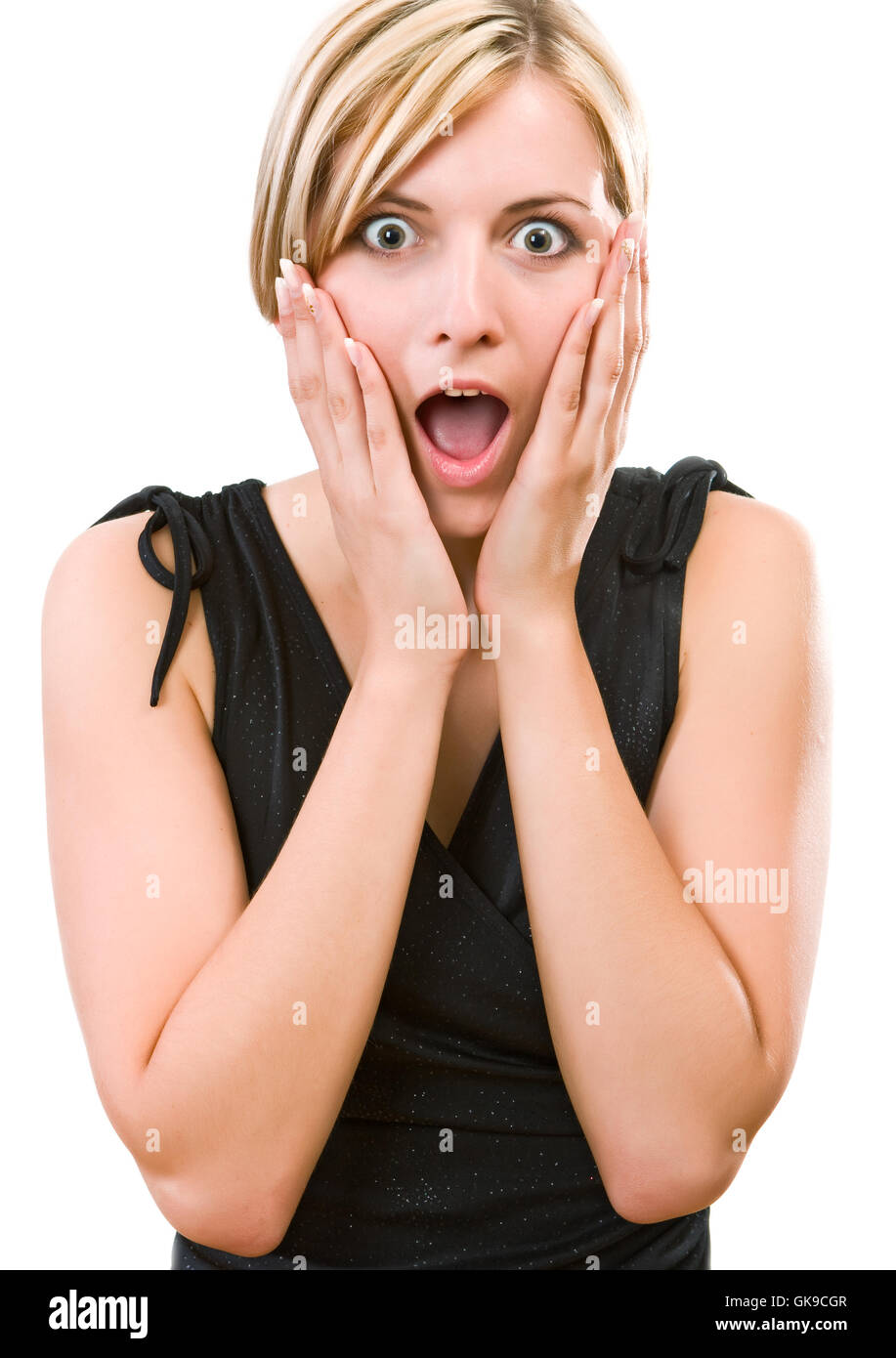 woman expression woman Stock Photo - Alamy