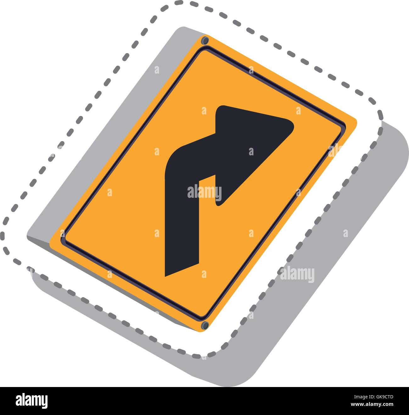 traffic signal with arrow isometric icon Stock Vector Image & Art - Alamy