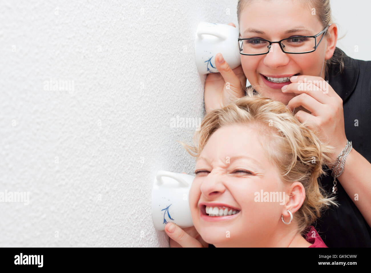 woman women curious Stock Photo - Alamy