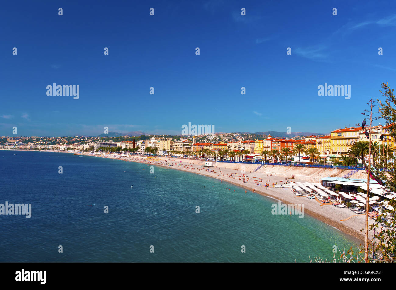 nice and beach Stock Photo - Alamy