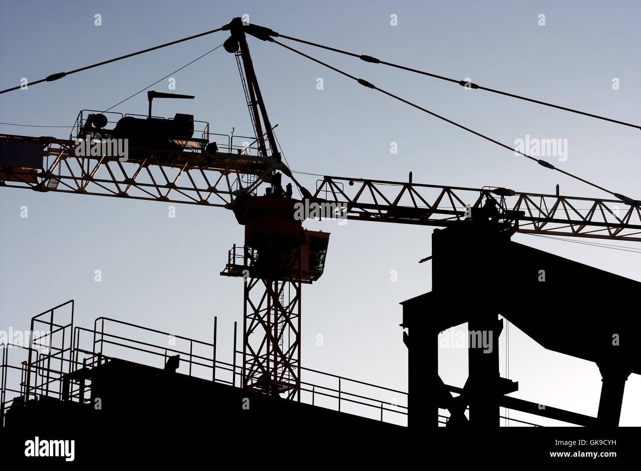 tower silhouette column Stock Photo - Alamy